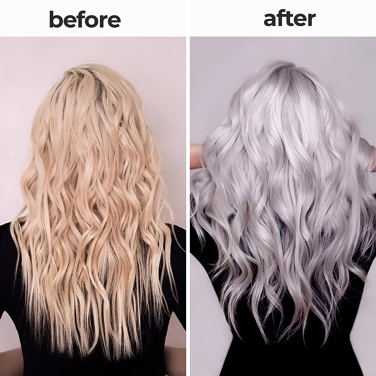 Kit Robson Peluquero Shampoo Black Mask Matizer Silver Home care 2x300ml/2x10.14 fl.oz