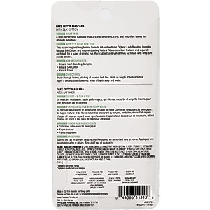 Physicians Formula Organic Wear All Natural Fake Out Mascara Black, Dermatologist Tested