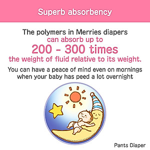 Kao Diapers Merries Sarasara Air Through Pants S-Size, Parallel Import Product, Made in Japan (Pants s-size/62 Pairs)