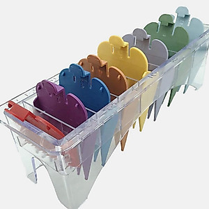 EXCEART Guide Comb Storage Box Hair Clipper Storage Box Limit Comb Organizer Guide Comb Storage Case Hair Tools Supplies Organizer for Barbershop