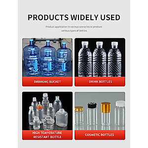 Intelligent 100 Bottles/Hour PET Blow Molding Machine Efficient Bottle Extrusion