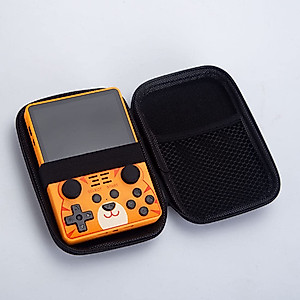 Aetheria Storage Bag for Miyoo Mini Plus Retro Game Console, Carrying Case with Tempered Glass Screen Protector Game Console Accessories
