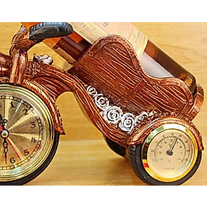 Wine Rack Stylish Simplicity Resin Crafts European Motorcycle Clock Wine Cooler Decorative Ornaments, PIBM