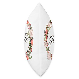 GRAPHIC 365 Personalized First Name Julie Flourish Decorative Throw Pillow, 16x16, Multicolor