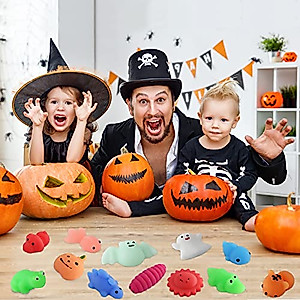 Resumplan Mochi Squishy Toys, 30 PCS Party Favors for Kids,Kawaii Squishies Stress Reliever Anxiety Toys, for Birthday, Halloween, Easter, Christmas,Classroom Prizes and Any Party Favor Sets