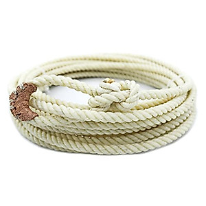 30 FT White Western Adult Lasso Rope Rodeo