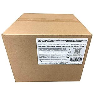 Lightning Nuggets AN170 Fire Starters, 2x2x1.1/4, Tan
