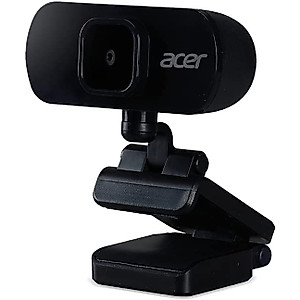 Acer Full HD USB Streaming 2MP Webcam | 1080P HD | 360° Rotation | Digital Microphone | Plug & Play for Desktop or Laptop PC | Stream for Zoom, Skype, Facetime, YouTube | Conference Calls & MS Teams