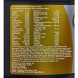 Kala Health PeakTails Senior Multivitamin for Dogs, Hip and Joint Support, Healthy Skin, Shiny Coat, Contains antioxidants and 18 Essential Amino acids and 19 Vitamins and Minerals, 350Count