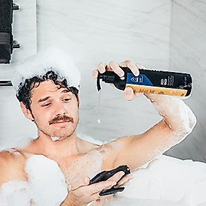 MANSCAPED® Buff Bundle Full-Body Shower Kit Including The Body Buffer Silicone Scrubber & Two 16oz Bottles of UltraPremium Persevere™ Body Wash, Luxurious Clean Formula Infused with Aloe Vera