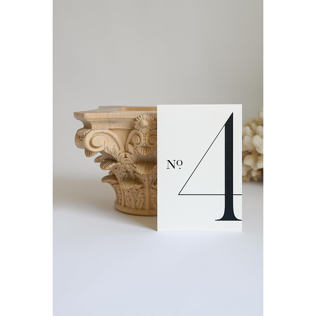 Weekend Paper Co.™ Modern Table Numbers, Single Sided 4x6 Modern Design, Black Matte Ink, Numbers 1-25 plus 3 BONUS signs for Your Wedding, Reception, Anniversary, Birthday Party or Any Celebration!