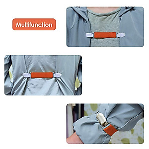 Adjustable Mitten Clips, Elastic Gloves Clips for Boys, Kids, Toddlers, Adults