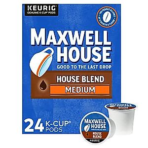 Maxwell House House Blend Medium Roast K-Cup Coffee Pods (24 ct Box)