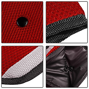 maxin Kids Seatbelt Adjuster Set of 2, Child Seat Belt Safter Covers - (Red and Grey)