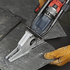 Malco TSNS1 Slate Cutting Turbo Shear Attachment, Aluminum, with steel blades