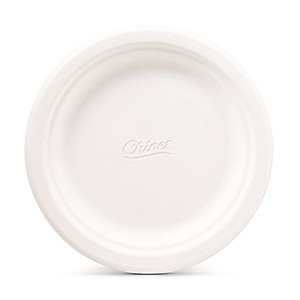Chinet Classic White, Round Appetizer and Dessert Plates, 6.75 Inches, 70 Count