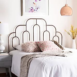 Safavieh Home Paloma Retro Antique Bronze Headboard, Queen