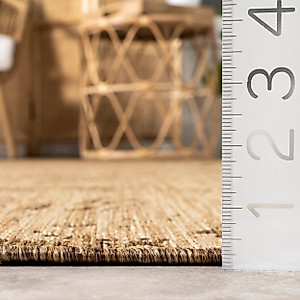 nuLOOM Marsha Contemporary Indoor/Outdoor Area Rug, 8' x 10', Beige