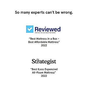 Tuft & Needle 2022 Original Firm Twin Size Adaptive Foam Mattress in a Box, Cooling Gel, Pressure Relief, Supportive, 100 Night Trial, Fiberglass Free, CertiPUR-US, 10-Year Limited Warranty