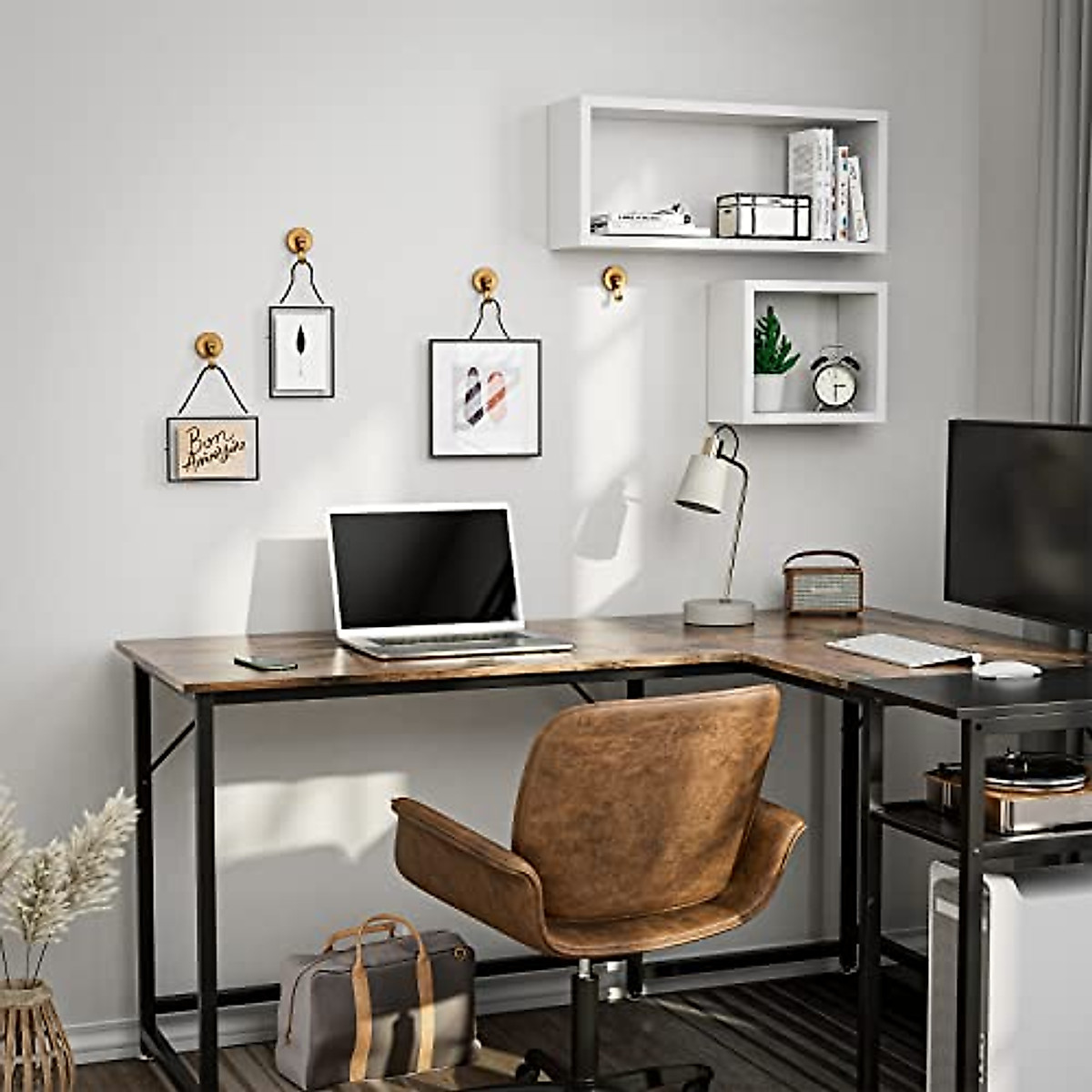 Dacall Command Hooks, Ceiling Hooks Adhesive, Bathrooms Hooks for Hanging Coat, Hat, Heavy Duty, Damage Free, 4 Packs, Towel Hooks Holder - 5lbs (Max) for Bathrooms, Living Room, Kitchen, Bronze