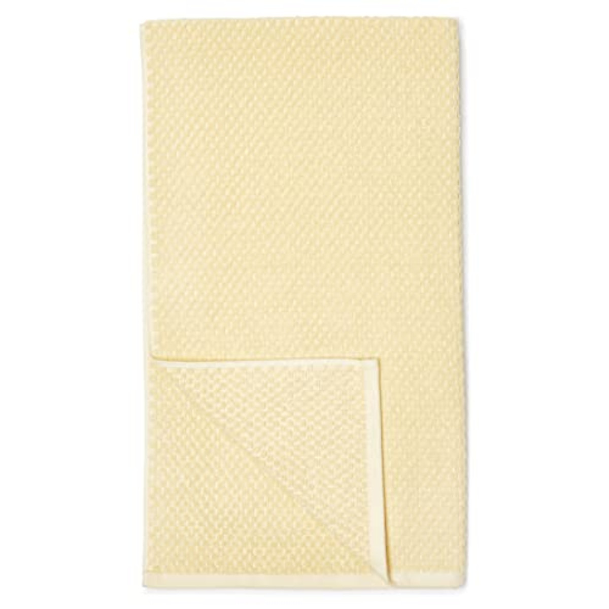 Amazon Basics Odor Resistant Textured Bath Towel, 30 x 54 Inches - 2-Pack, Yellow