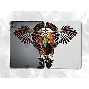 Cute Renaissance Angels Art case Compatible with iPad Mini Air Pro 7.9 8.3 9.7 10.2 10.9 11 12.9 inch Pattern Cover New 2022 2021 Trifold Stand 3 4 5 6 7 8 9 Generation 595 (11" Pro 1/2/3 gen)