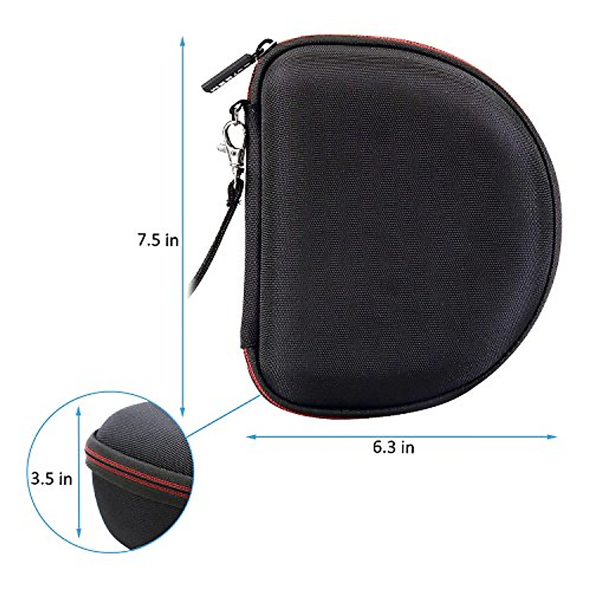 LTGEM Hard Headphones Case for Sony MDR7506 Professional Large Diaphragm Headphone - Travel Carrying Storage Bag