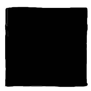 Black 100% Wool Felt - Thick, Hand Made Felt, 12" x12" Square