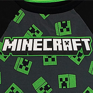 Minecraft Boys' Creeper Pajamas Size 7 Multicolored