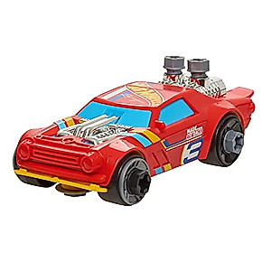Hot Wheels Ready-to-Race Car Builder Set, Night Shifter Vehicle, 29 Pieces Toy Car Construction Set, Mechanic Role-Play, Kids Toys for Ages 3 Up by Just Play