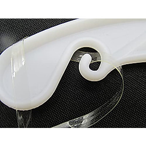 NAHANCO 1405 Plastic Dress Hanger, Jumbo Weight, 17", White (Pack of 100)