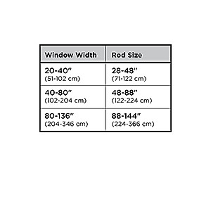 Umbra Twilight Curtain Rod Set – Wrap Around Design Ideal for Blackout or Room Darkening Panels, 28 to 48 Inches, Nickel