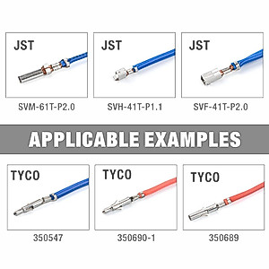 iCrimp Open Barrel Terminal Crimping Tool for Molex Style DELPHI AMP TYCO Deutsch Terminals Crimper, Molex Crimping Tool,24-14 AWG