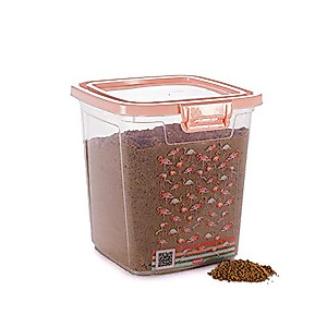 Plasutil 5 Piece Food Storage Container Set with Lock Duo. Lids Attached.