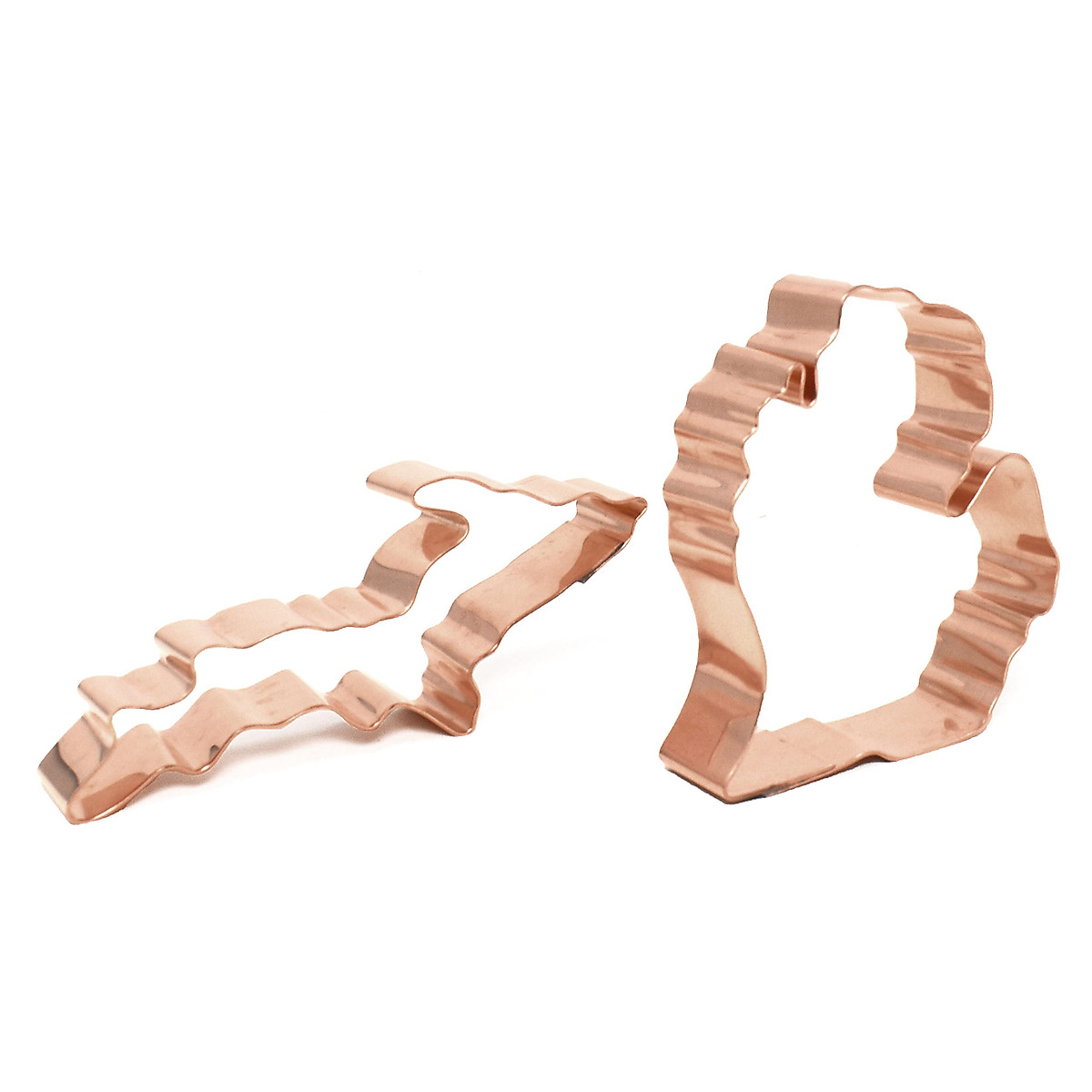 State of Michigan Copper Cookie Cutter (4 X 1.5/2.5 X 2.75)
