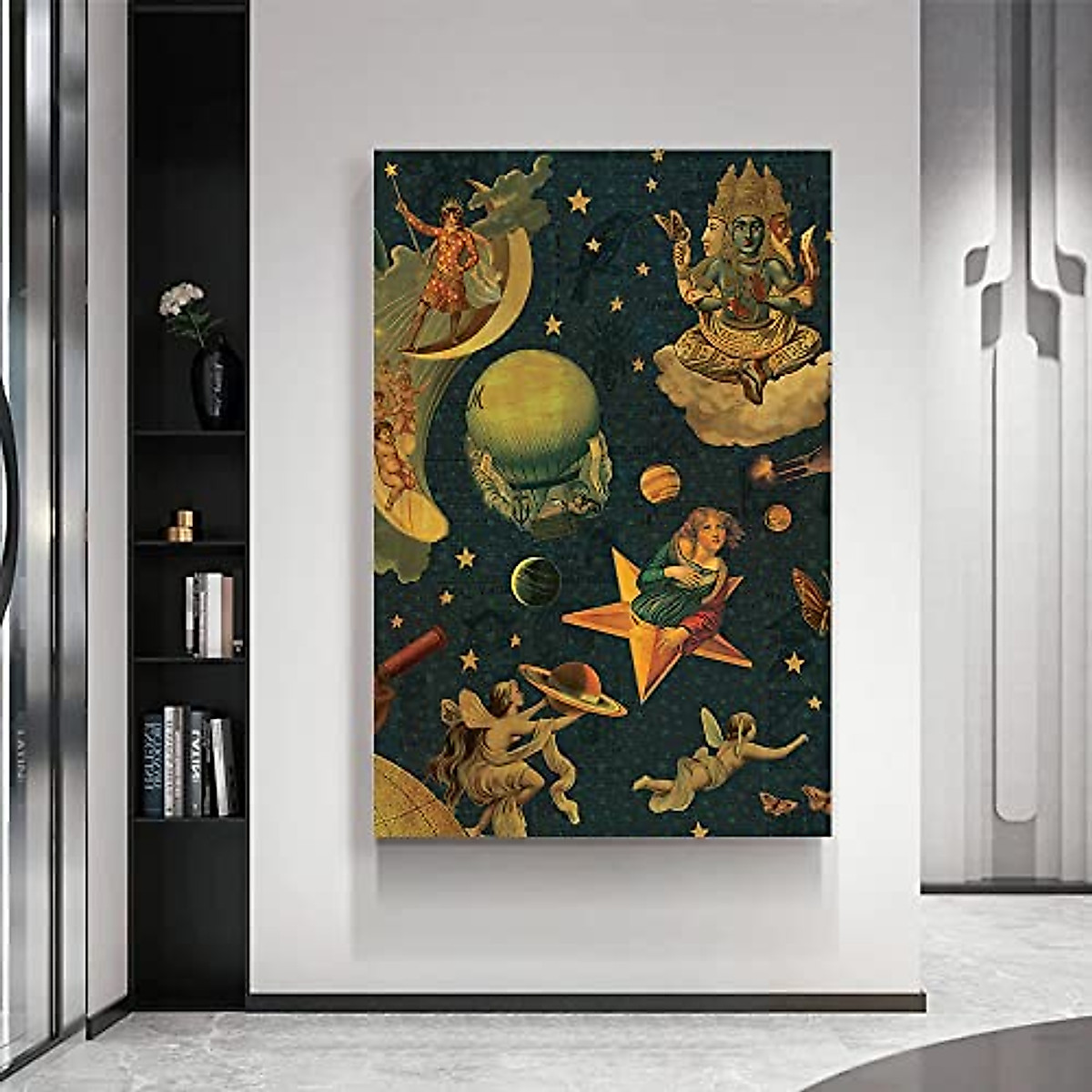 XIANGFA The Smashing Pumpkins Flag Mellon Collie and the Infinite Sadness Poster Canvas Wall Art Print Painting Posters unframed 12x18inch(30x45cm)
