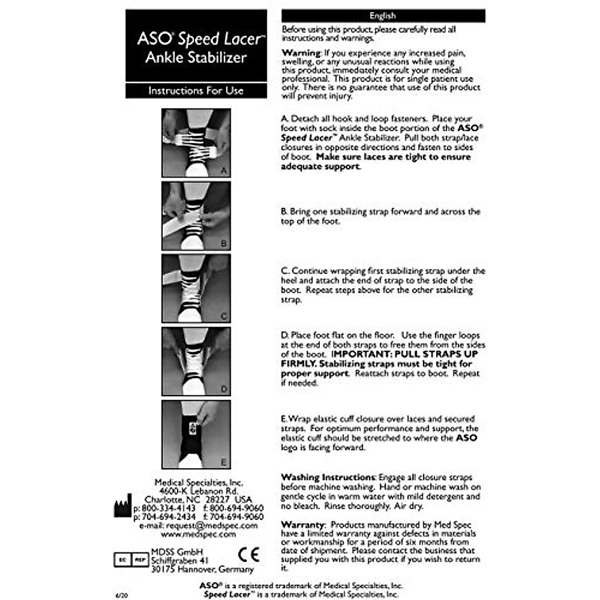 ASO Speed Lacer, Black, Medium