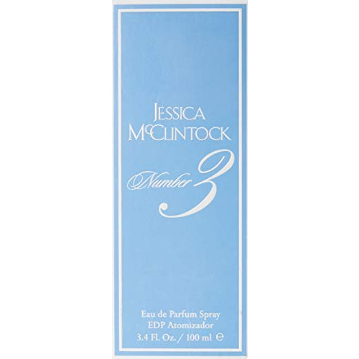 Jessica McClintock No. 3 Eau de Parfum Spray for Women, 3.4 Ounce