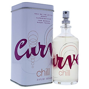 Curve Chill Eau De Toilette Perfume Spray, Perfume for Women 3.4oz
