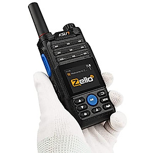 Walkie Talkie Phones Zello PTT Button APP WiFi Mobile Radio 3G/4G Network 100 Miles Long Range Smartphone GPS Android KSUN ZL10