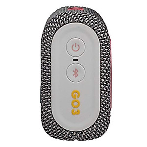 JBL Go 3: Portable Speaker with Bluetooth, Builtin Battery, Waterproof and Dustproof Feature Gray JBLGO3GRYAM