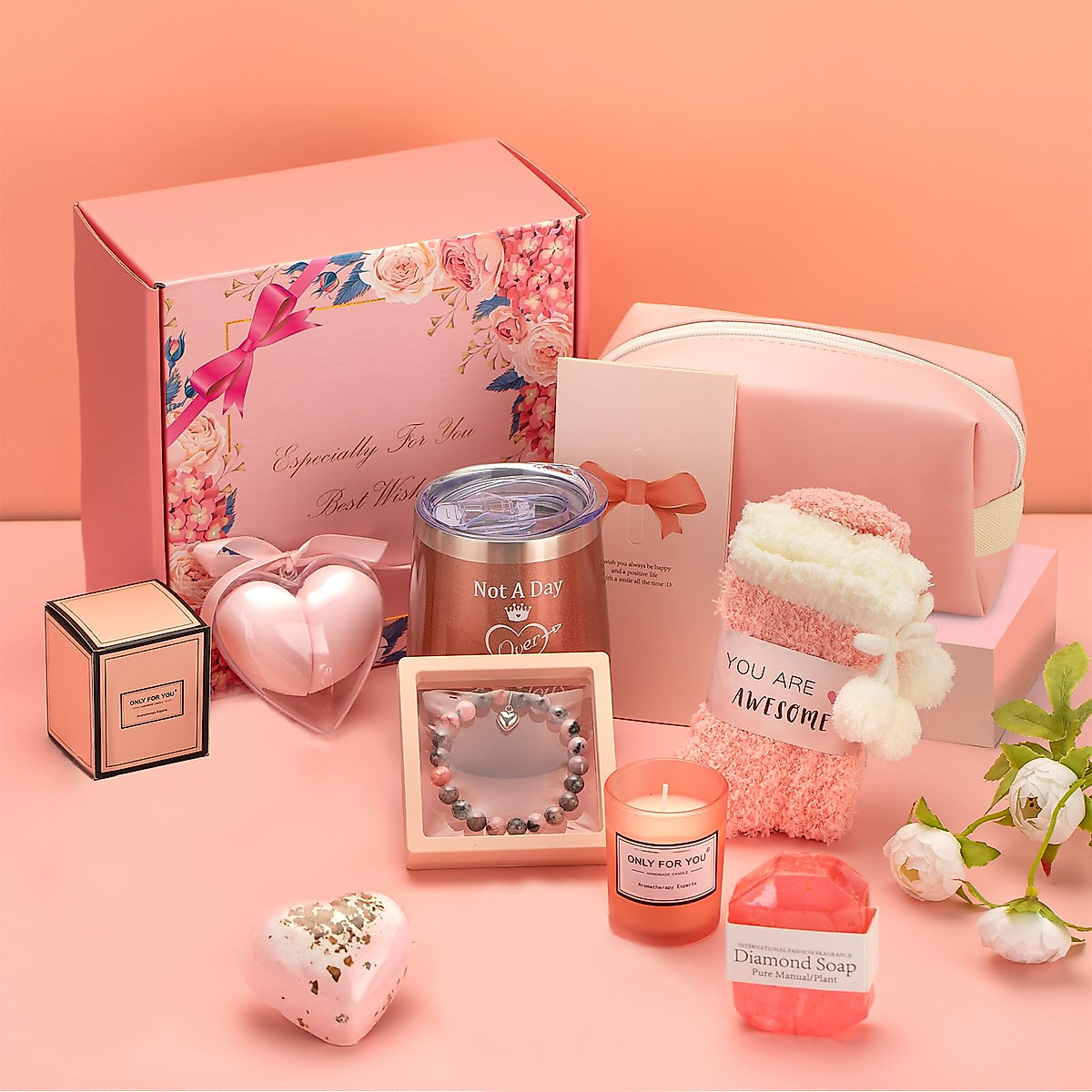 JOYOFUN Gift Baskets for Women Birthday Gifts for Women Gifts for Her Gifts Box Unique Gift Ideas for Her Wife Bestie Sister Mom