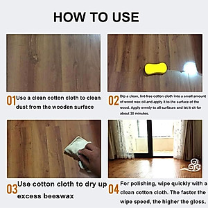 Wise Owl Furniture Salve for Leather,Leather Salve for Furniture,Furniture Salve for Wood,Protect Care Your Leather Pieces and Wood Furniture (4oz Bird + Brush)