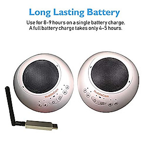 HuddleCamHD HuddlePod Air2 Dual Wireless Speakerphone System - Grey
