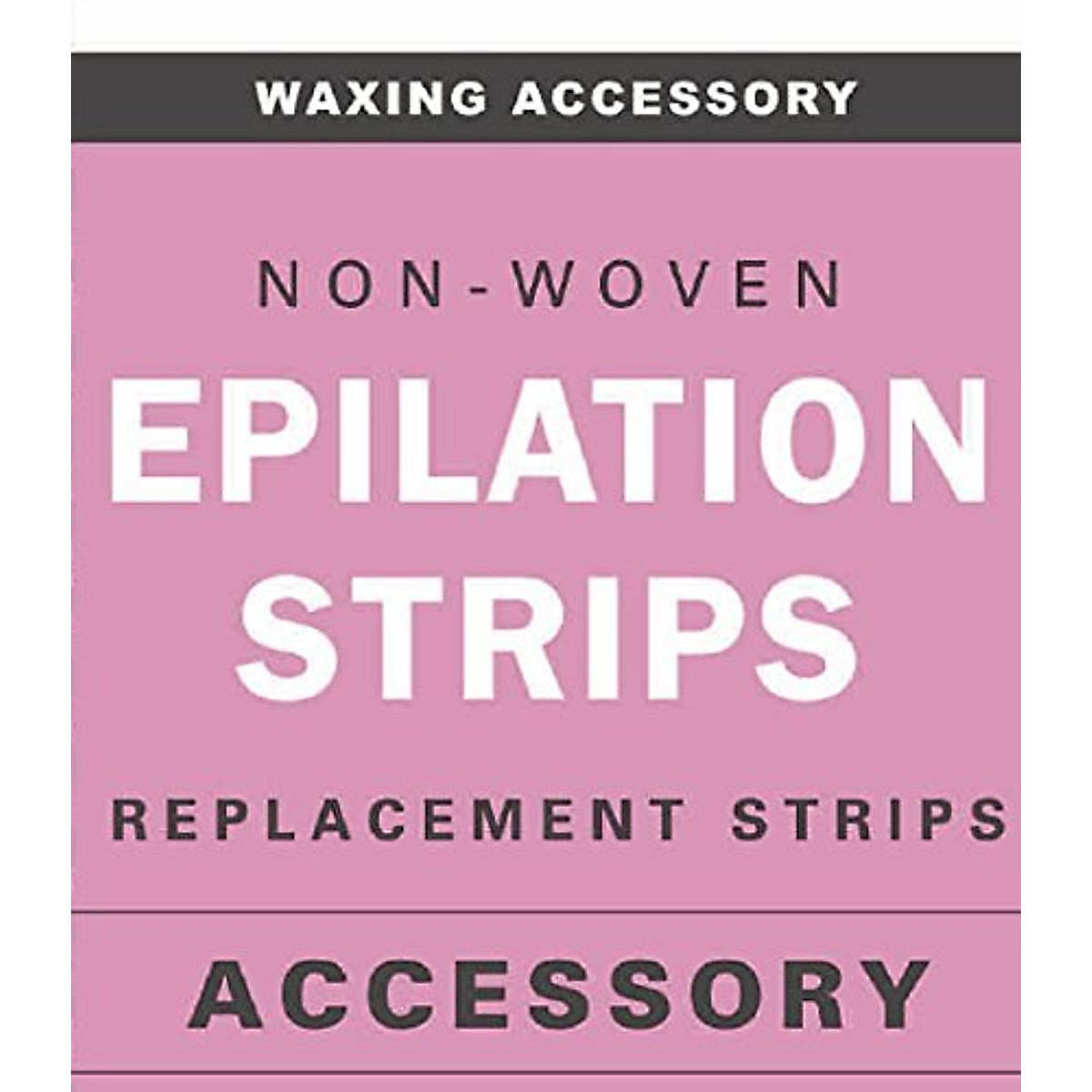 Parissa Epilation (Waxing) Non-Woven Cloth Strips, Replacement Strips for use with Hair Removal Liquid Wax, 100 x Large Size Strips 9'' x 3''