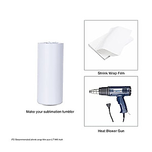 PYD Life 4 Pack 12oz Sublimation Slim Skinny White Stainless Steel Can Cooler,Sublimation Skinny Can Cooler,Sublimation Tumbler,Beer Can Cooler,Beer Holder,Vinly Gifts