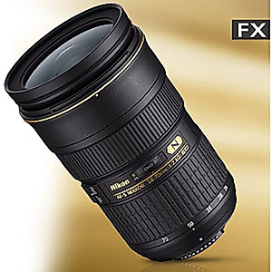 Nikon 24-70mm f/2.8G ED Auto Focus-S Nikkor Wide Angle Zoom Lens (Renewed)