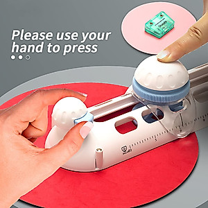 Circle Cutter Compass Circular Cutter for Cardstocks Craft Cutting Tools, Rotary Paper Cutter Trimmer Scrapbooking