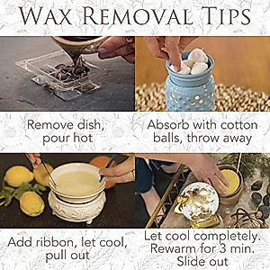 CANDLE WARMERS ETC. Fireplace Illumination Fragrance Warmer- Light-Up Warmer for Warming Scented Candle Wax Melts and Tarts to Freshen Room, Grey Hearthstone