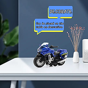 YA LE MING Die-Casting Motorcycle Toys,with Light and Music Toys Motorcycle Model, Toy Motorcycle for Kids 3-9 (Yellow)